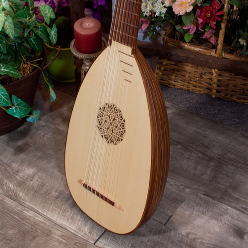 8-Course Renaissance Lute Sale | Roosebeck | Padded Nylon Case