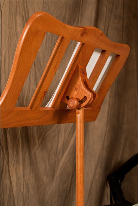 Wood Music Stands Sale | Roosebeck "Spiral" Cedar Stand
