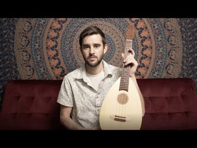 Roosebeck Tenor Baroque Ukulele (Variegated Bowl Back, Nylon Gig Bag,